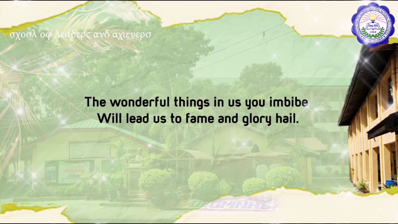 DEGMNHS HYMN - YouTube