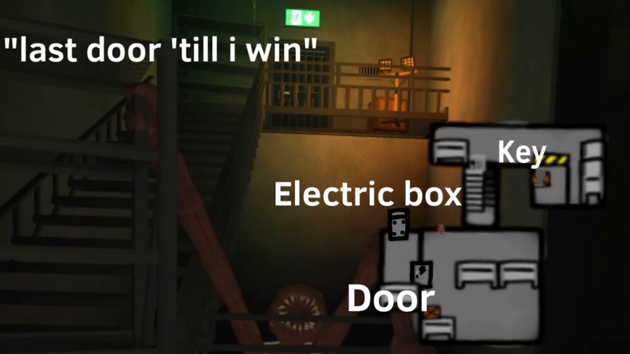 I drew all 100 rooms in roblox doors (while I had beaten it) - YouTube