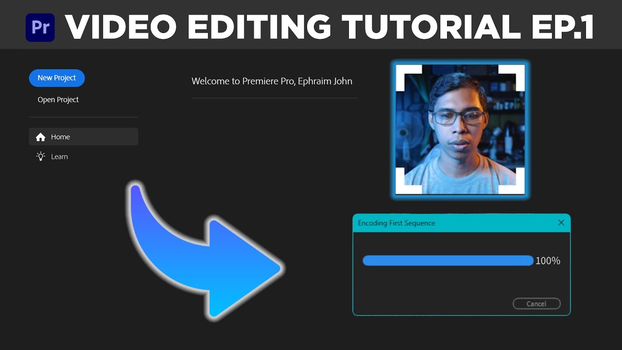 Learning Adobe Premiere Pro | Video Editing Tutorial Ep.1 | Tagalog ...
