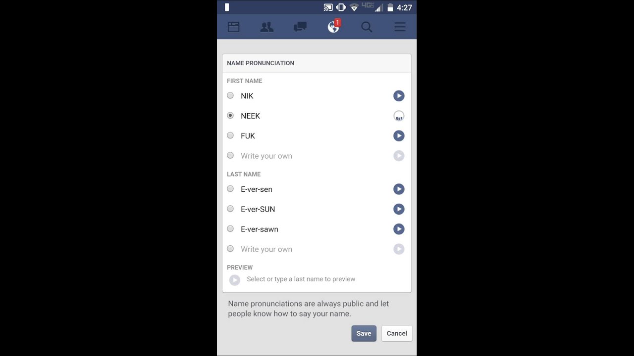 Facebook Name Pronunciation Fail (Or is it a Win?) - YouTube