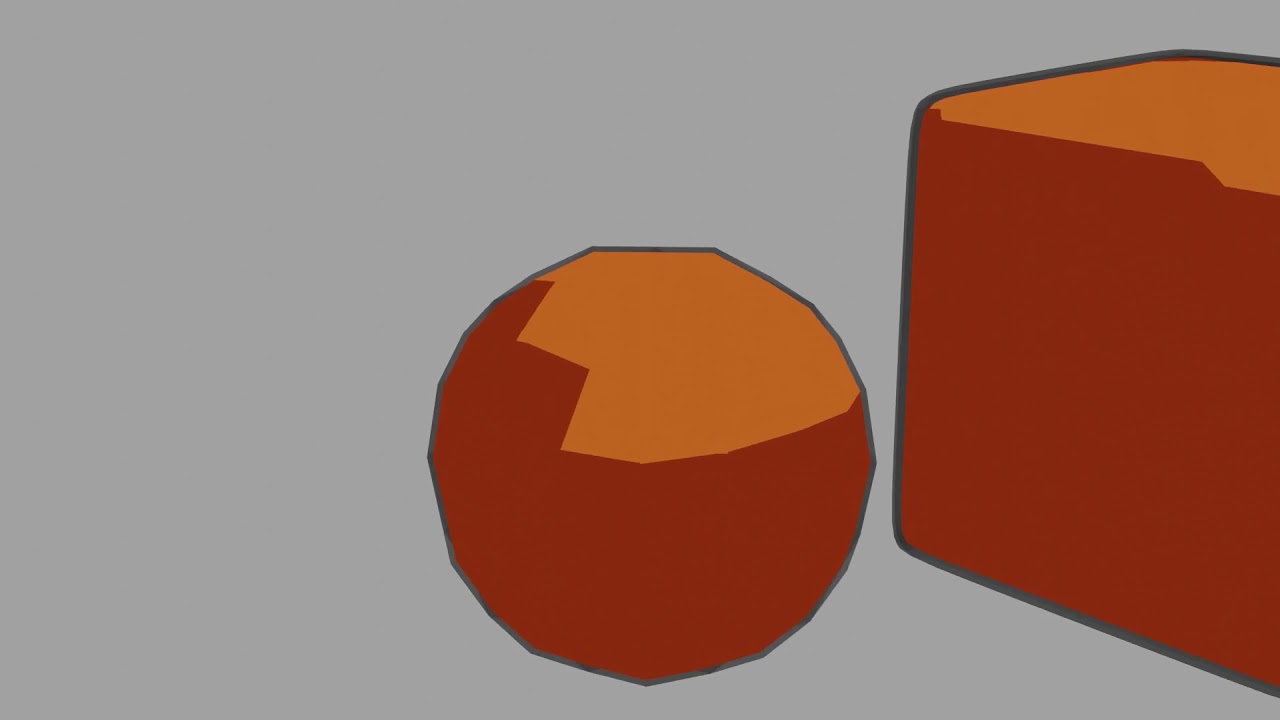 Inverted Hull NPR Shading Test - YouTube