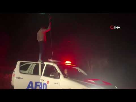Bayburt-Erzurum sınırında uçak düştü!