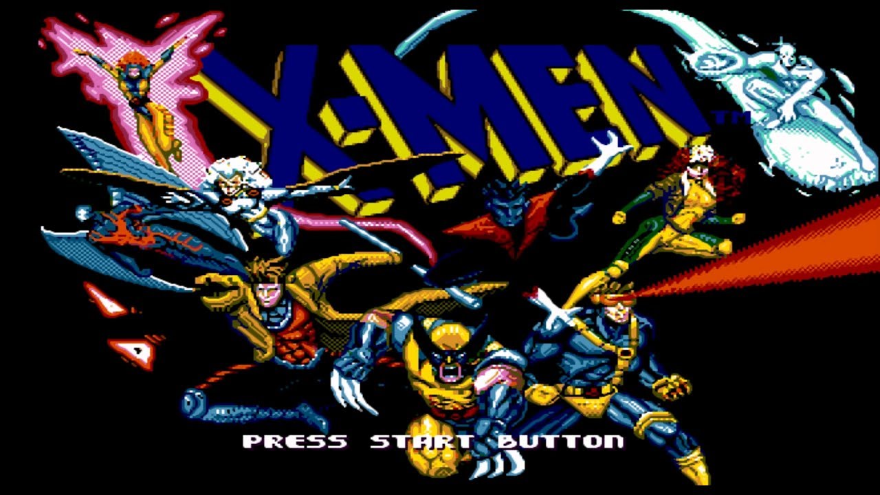 X-Men Megadrive - Intro / Opening (Full HD 1080p) - YouTube