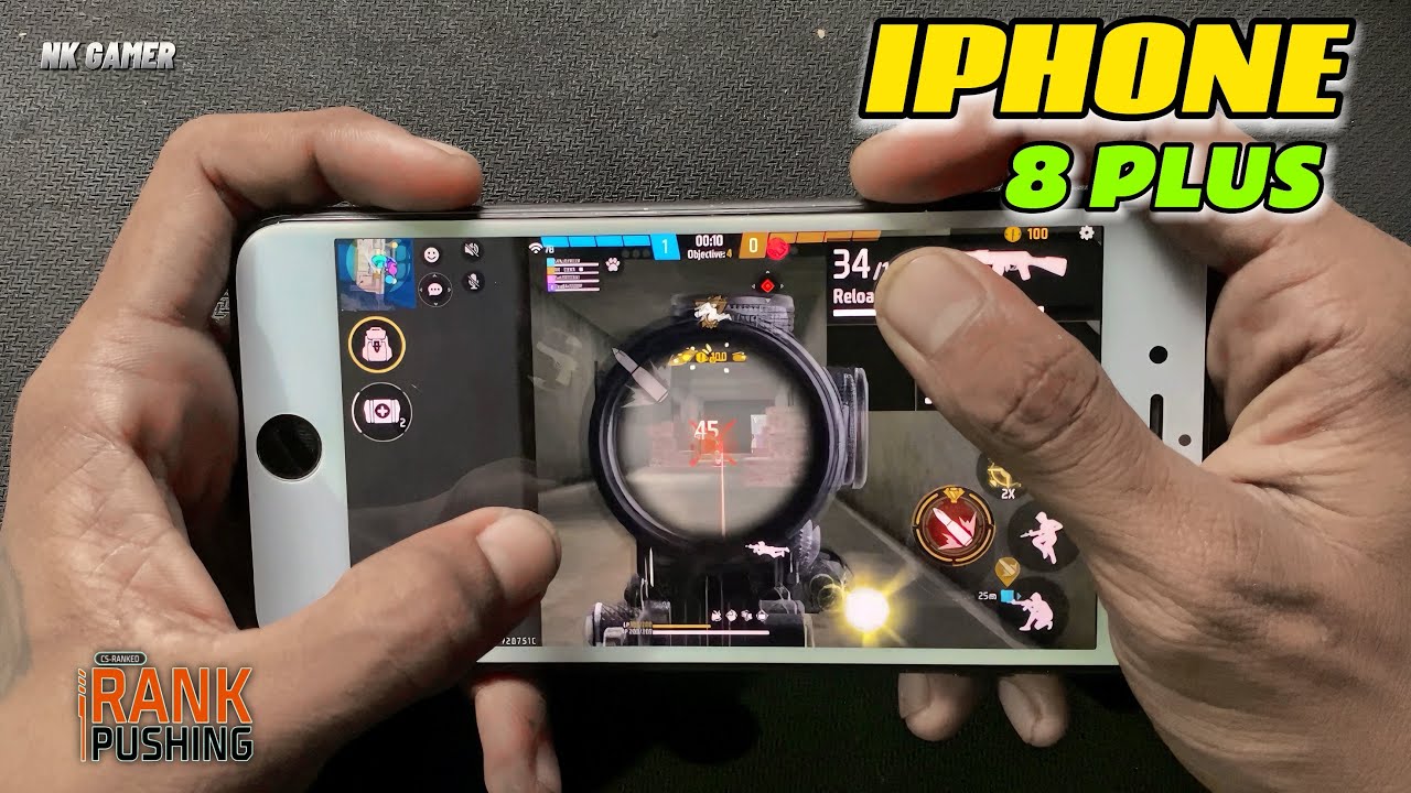 CS RANK MATCH - LIVE HANDCAM ⚡️ I PHONE 8 PLUS ! - YouTube