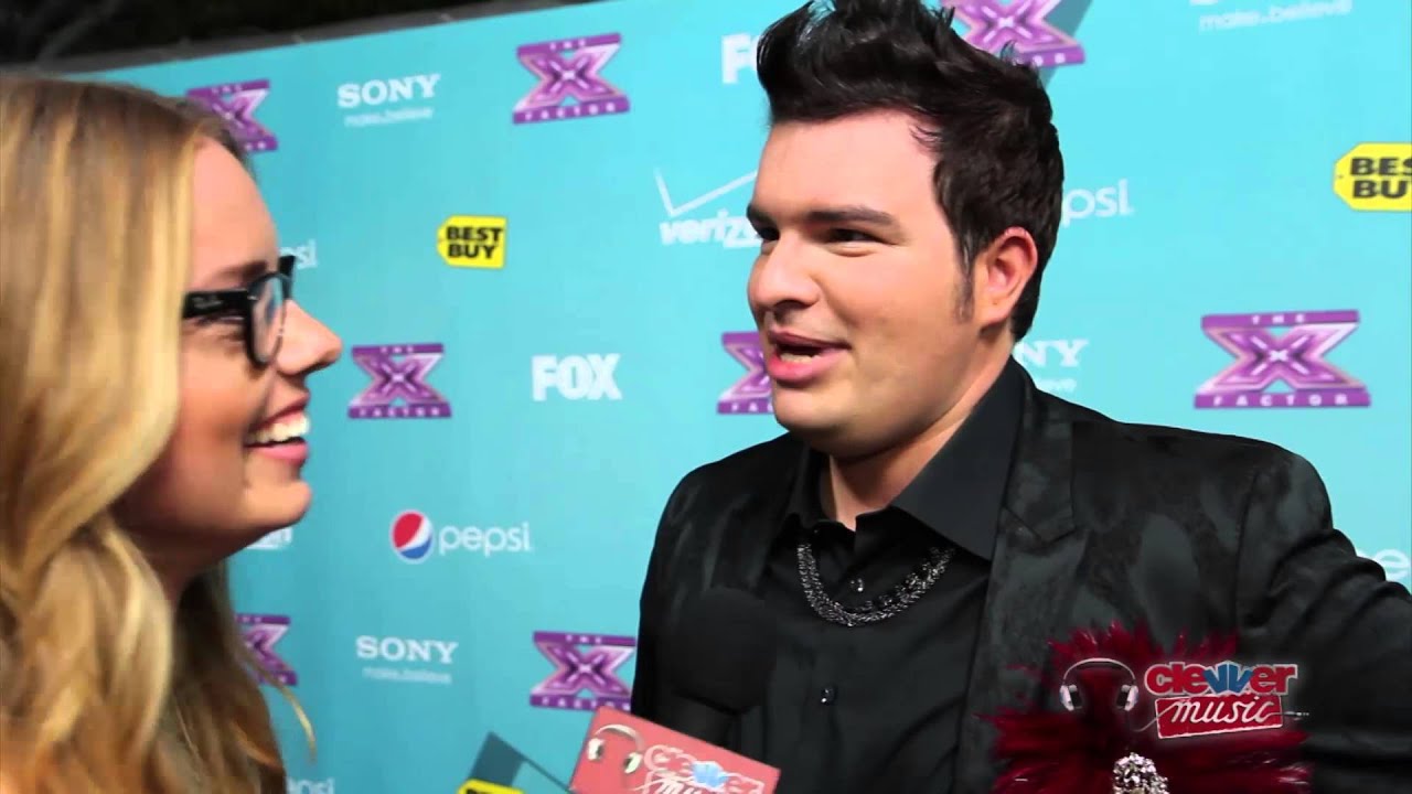 Jason Brock 'X Factor' Interview- Top 12 Finalist Party - YouTube