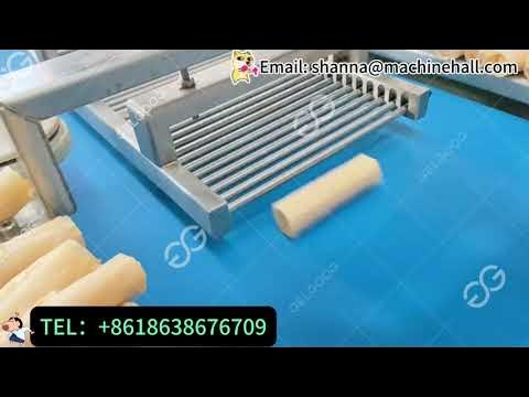 Super Powerful Automatic Spring Roll Machine, Rolling Process！ - YouTube