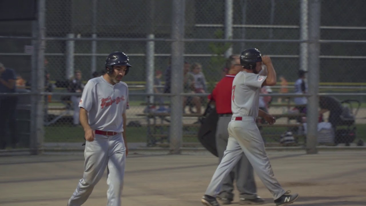 2018 North Bay Senior Men's Baseball Finals - YouTube