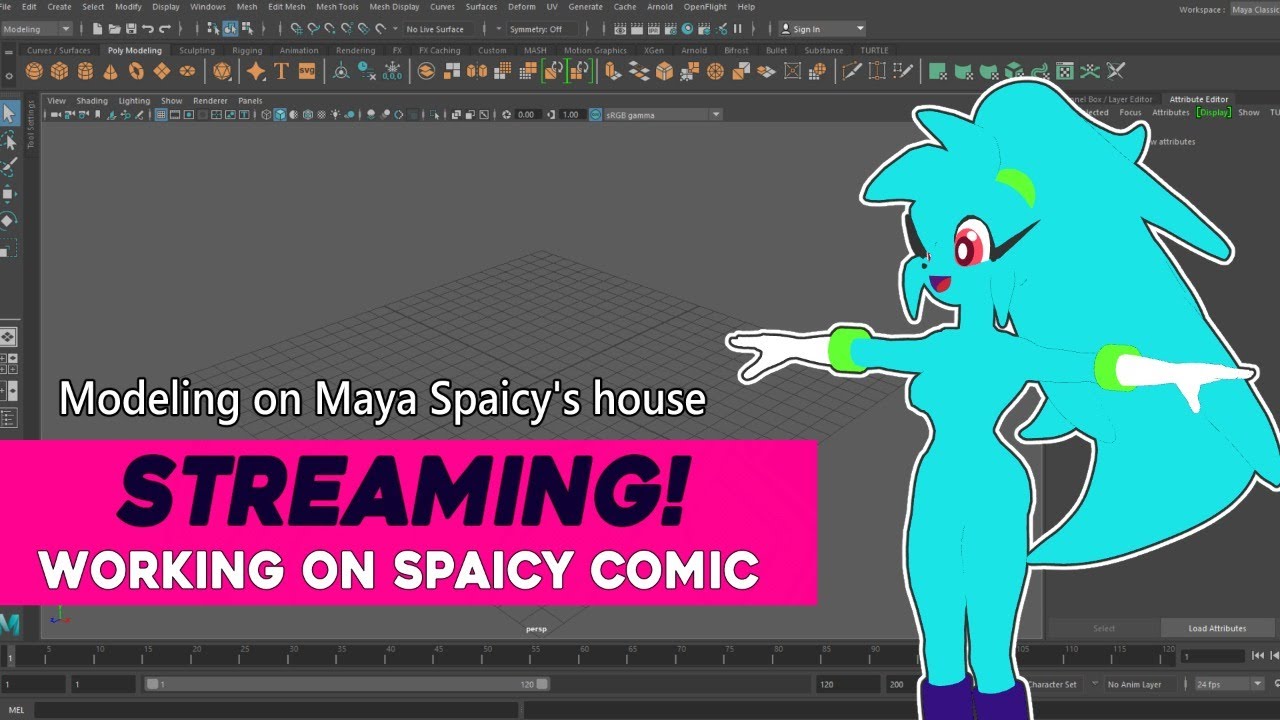 STREAMING - Modeling on Maya - YouTube