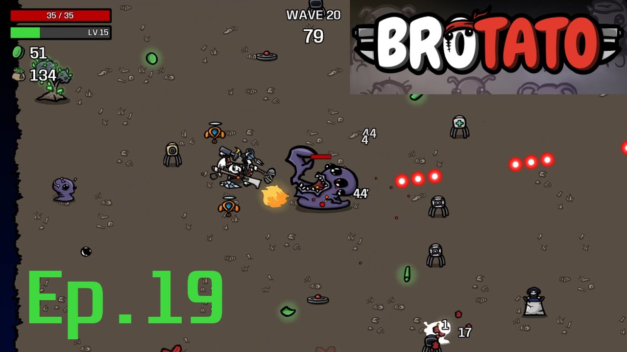 Brotato - Gameplay Walkthrough Ep.19 I Was Feeling Lucky | No ...