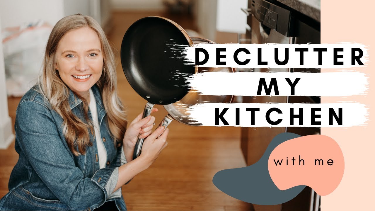 Full Kitchen Declutter | Working toward a Minimalist Kitchen - YouTube