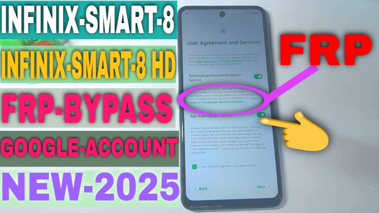 Infinix Smart 8 (X6525) Frp Bypass New 2025 | Infinix Smart 8 HD Frp ...