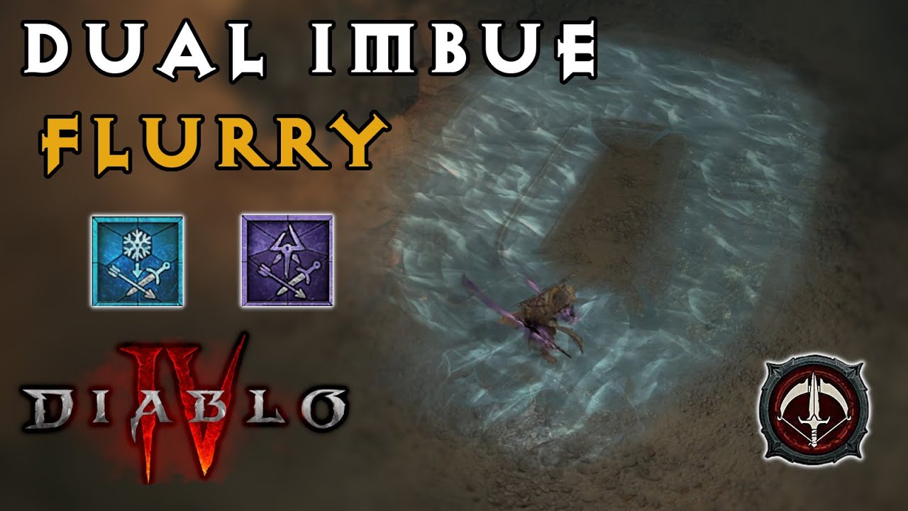 Double Imbuement Flurry Rogue Build - Cold and Shadow - Diablo 4 - YouTube