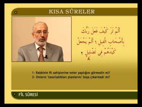 Ramazan PAKDİL - Fil Suresi | Namaz Sureleri Talim Usulü, Ramazan PAKDİL
