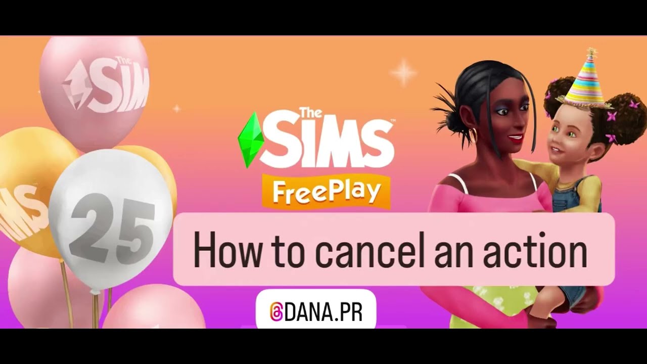 How to cancel an action - Sims Freeplay #sims #simsfreeplay #sims25 ...