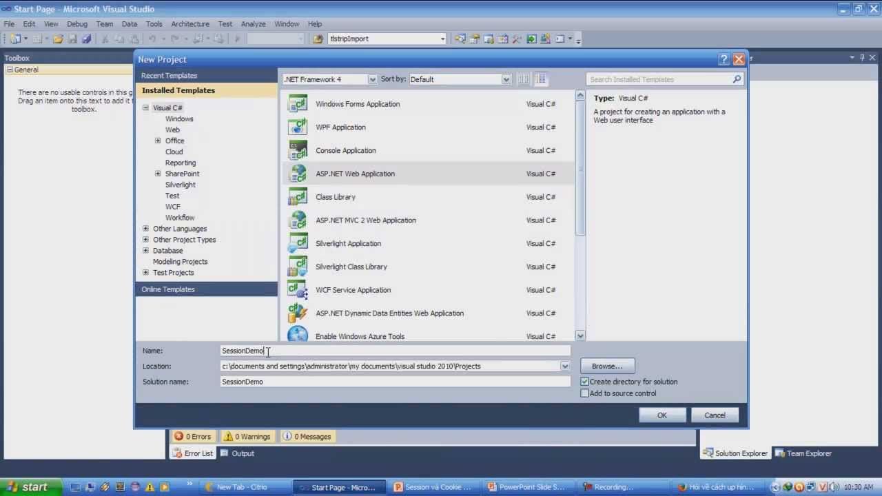 Cơ bản về Session và Cookies trong ASP.NET - YouTube