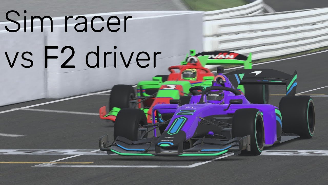 Sim racer vs F2 driver | iRacing Super Formula Fixed at Suzuka - YouTube