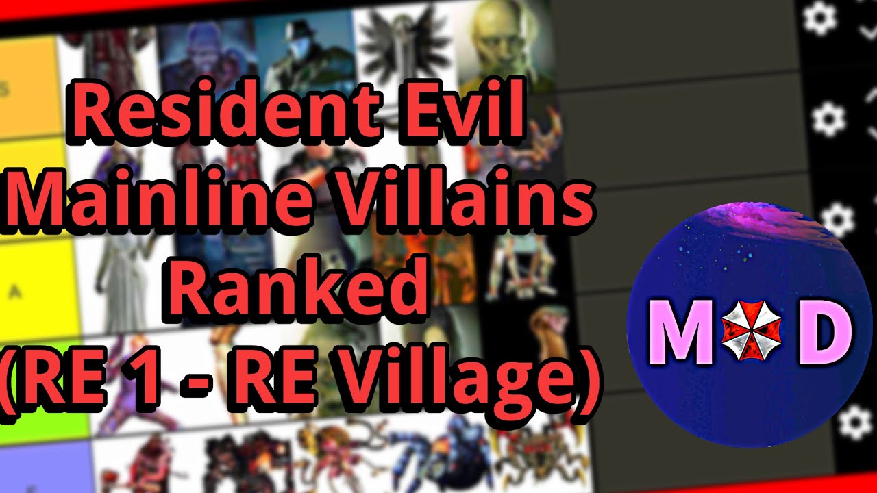 Resident Evil Villains Tier List (Mainline RE Edition) - YouTube