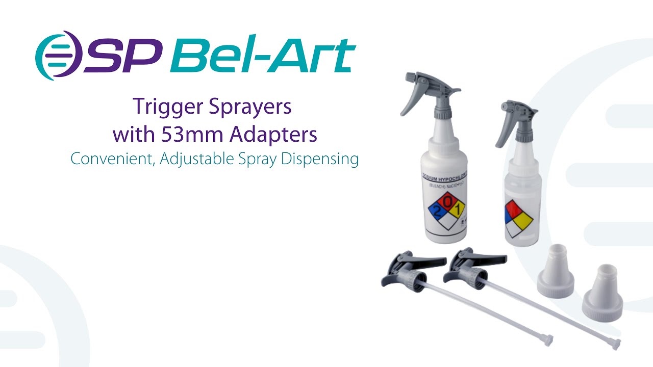 Cleaning & Disinfecting with Adjustable Trigger Sprayer - Withstands ...