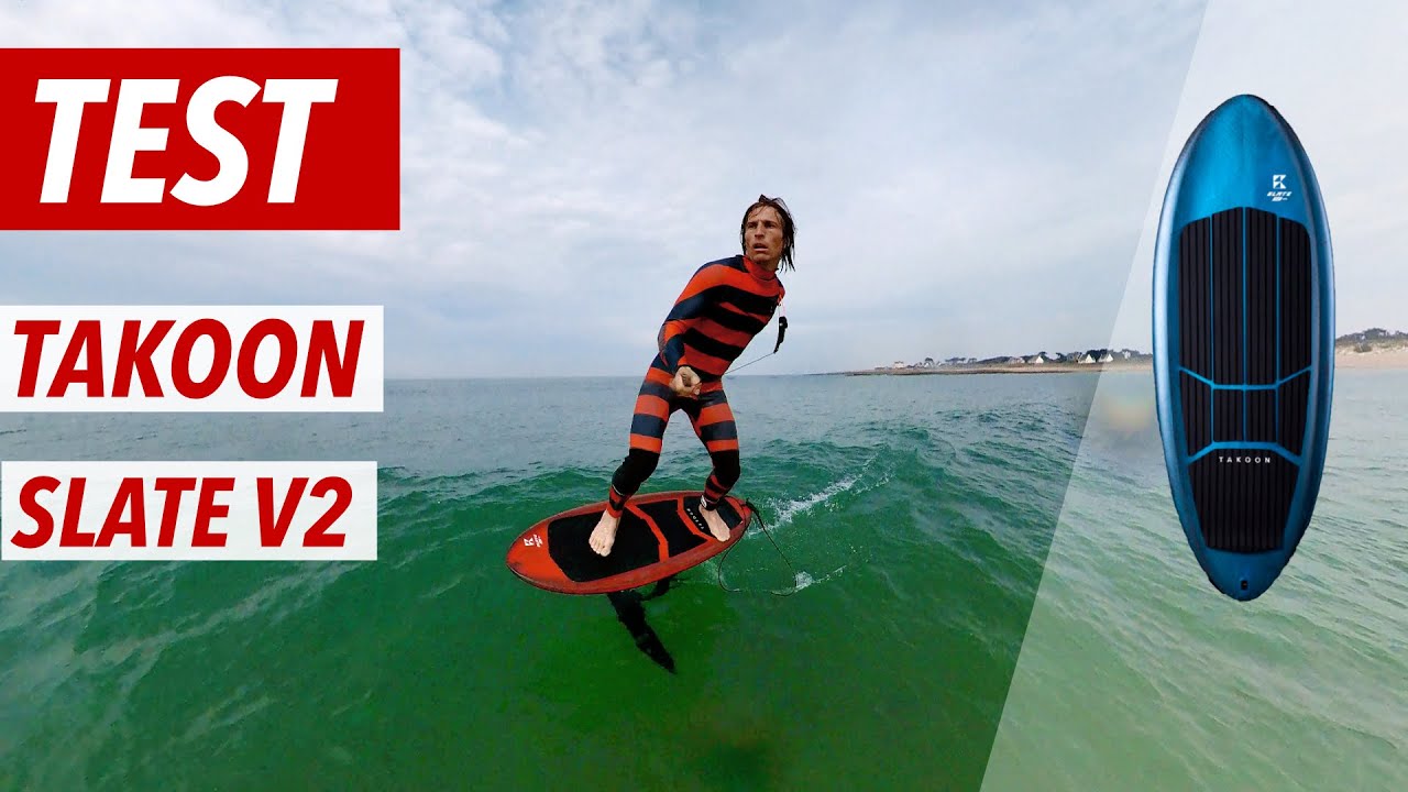 TAKOON SLATE V2 4'2" - BOARD REVIEW (SURF FOIL) - YouTube
