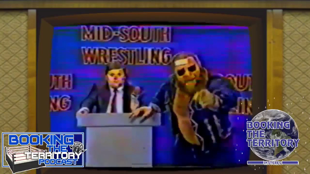 Butch Reed and Jim Anvil Neidhart Football Helmet Match Local Promo ...