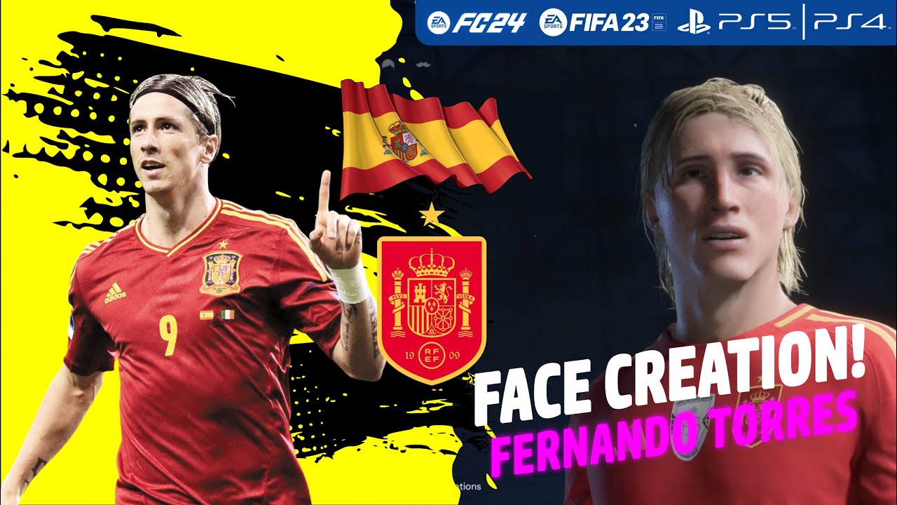 🔴 No Mod | Create FERNANDO TORRES EA FC24 | Face Maker | Gameplay | Pro Club - YouTube