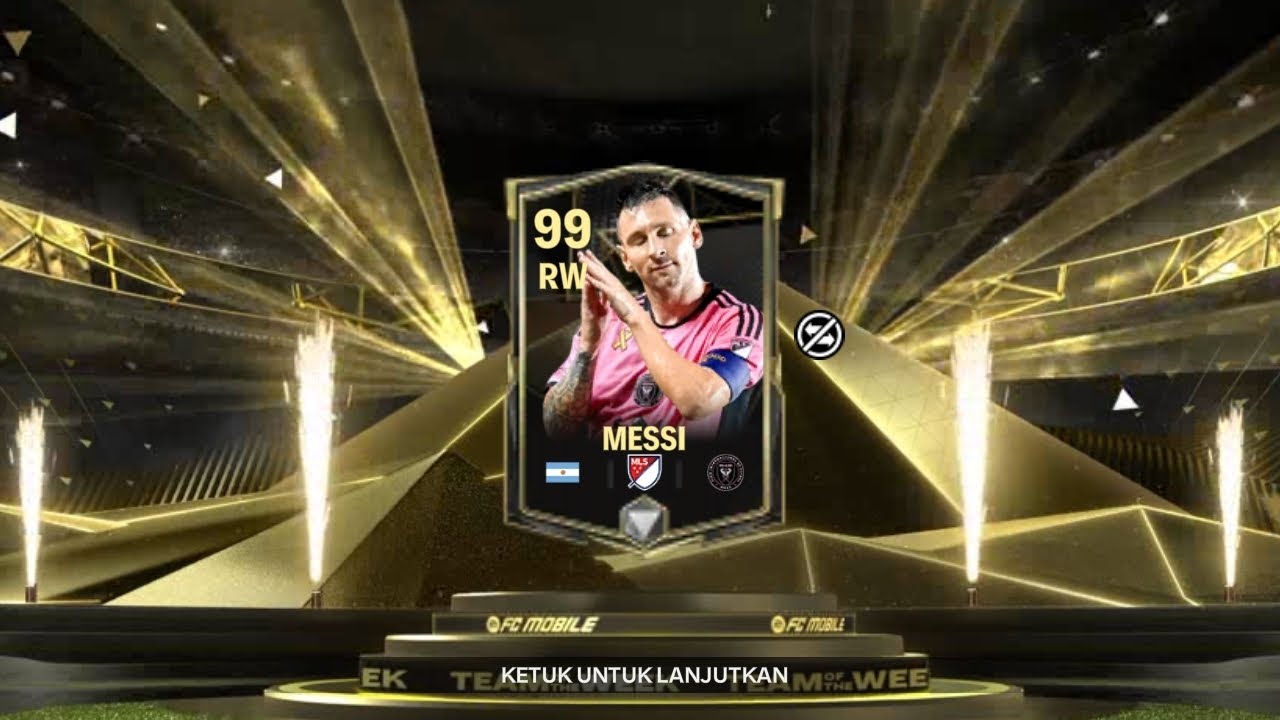 Review TOTW MESSI 99!! - BEST RW IN FC MOBILE 25 !! FC MOBILE # ...