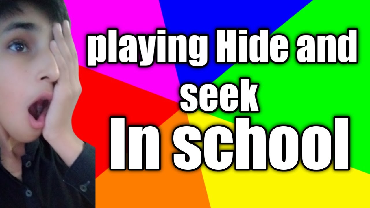 Playing hide and seek in school.//Hide and Seek.//HA Falcon - YouTube