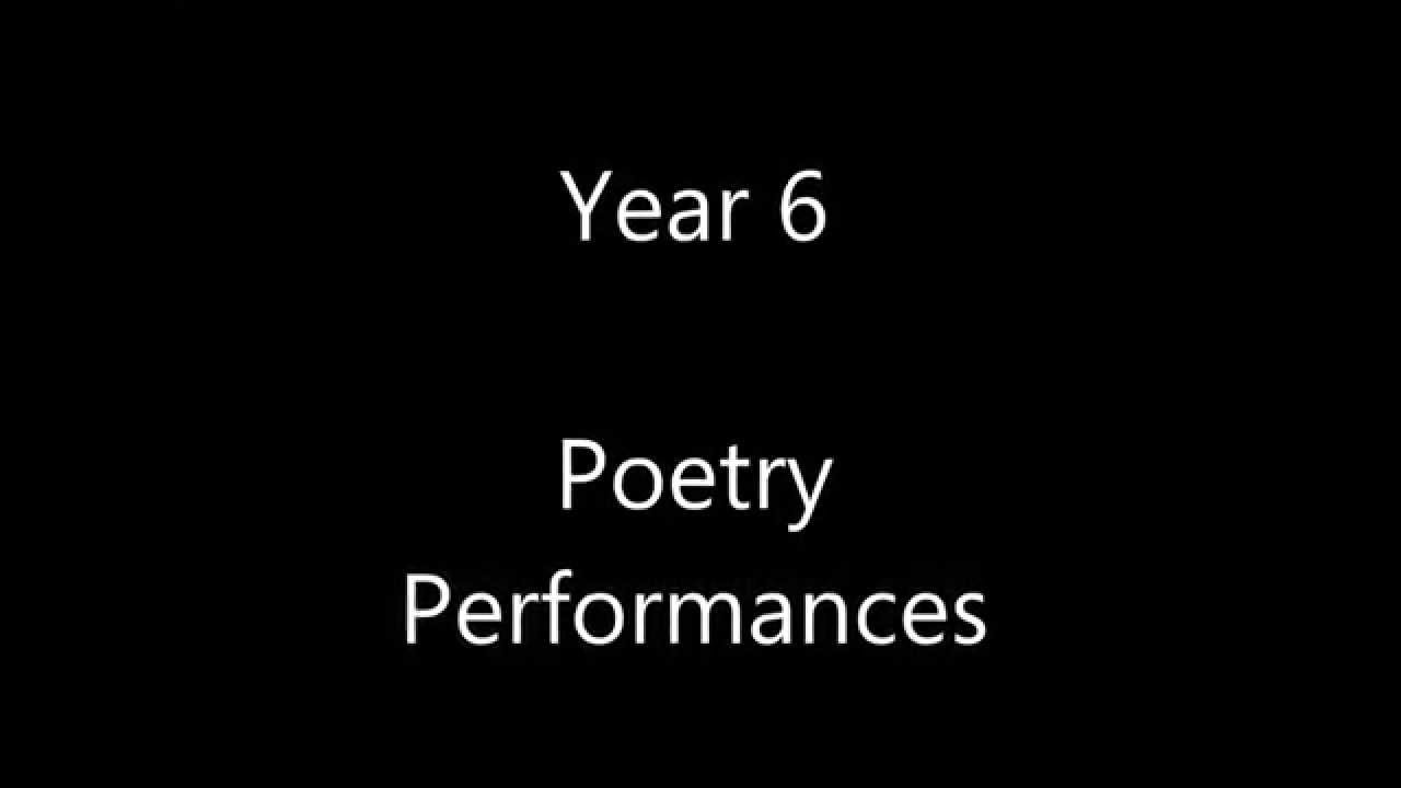 Year 6 poetry - YouTube