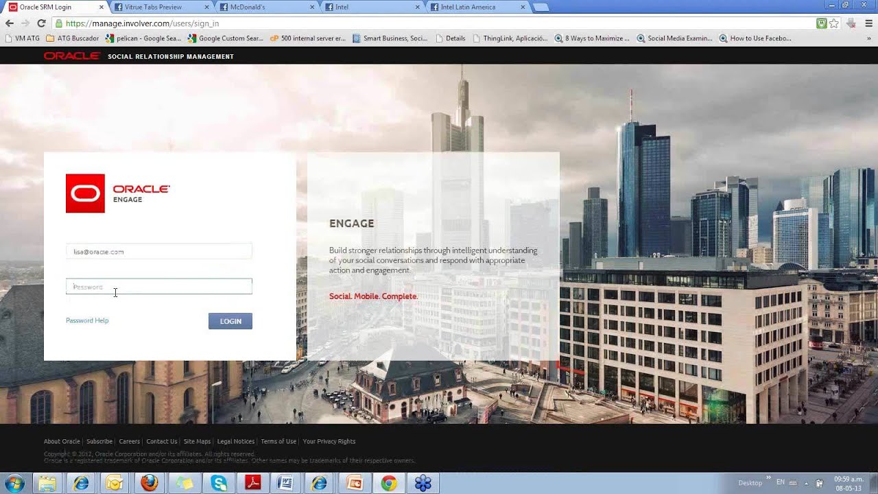 Oracle Fusion Social Relationship Management - YouTube