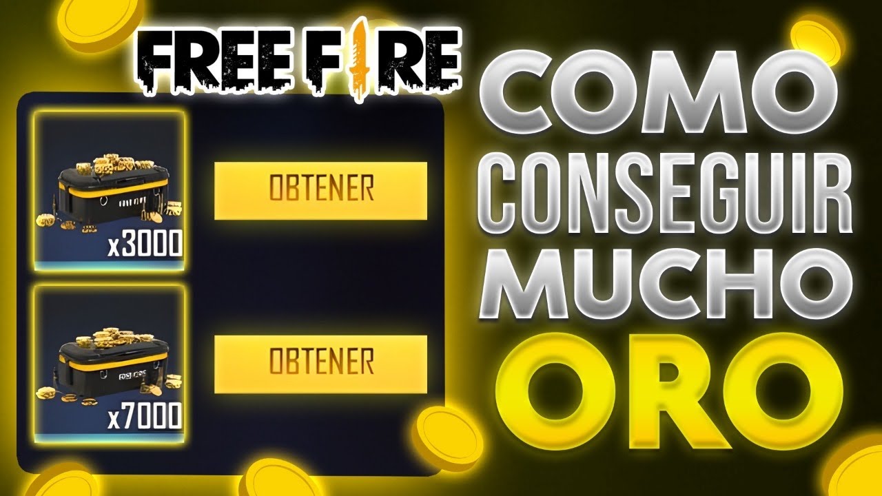 Como CONSEGUIR ORO en Free Fire para COMPRAR PERSONAJES? - YouTube