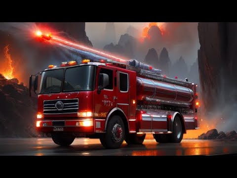 ABC Alphabet song about fire trucks |English/French Chanson ABC ...