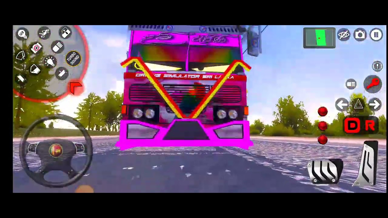 driving simulator Sri Lanka new update (dam rajina bus skin) game play ...