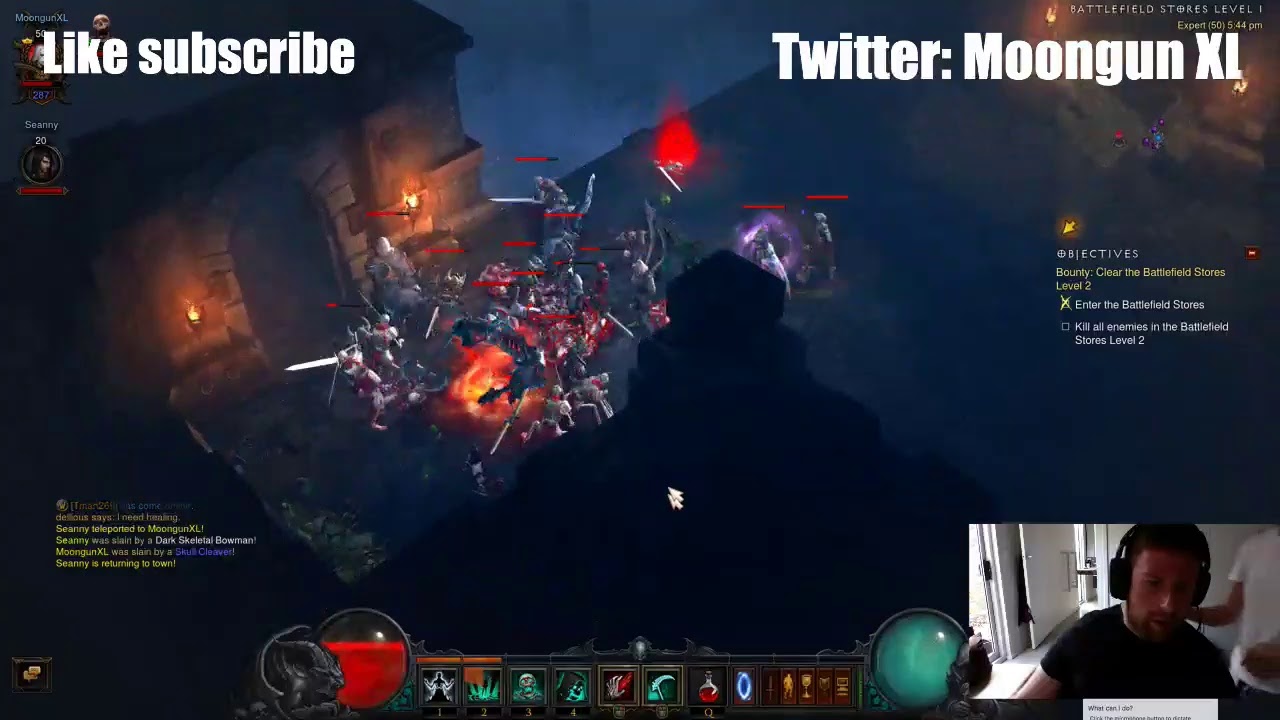 Diablo III: solo dungeon raid counties and exploration - YouTube