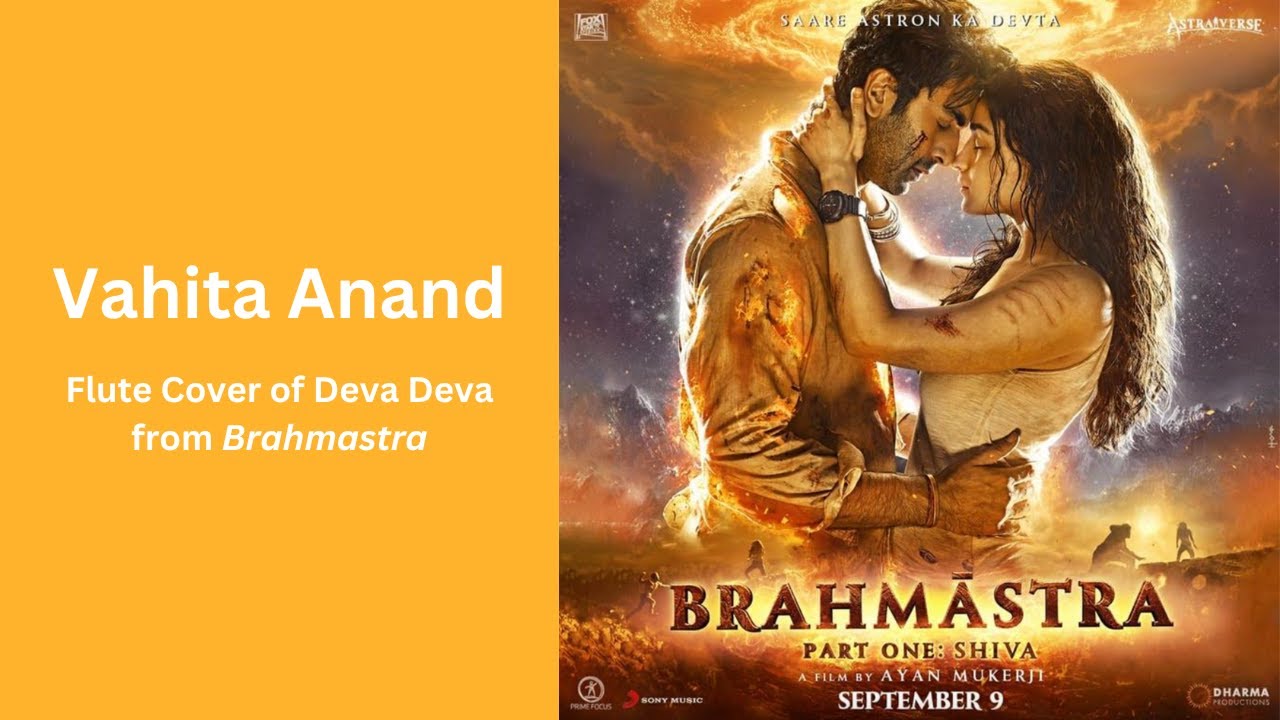 Flute Cover of Deva Deva from Brahmastra -- Vahita Anand - YouTube