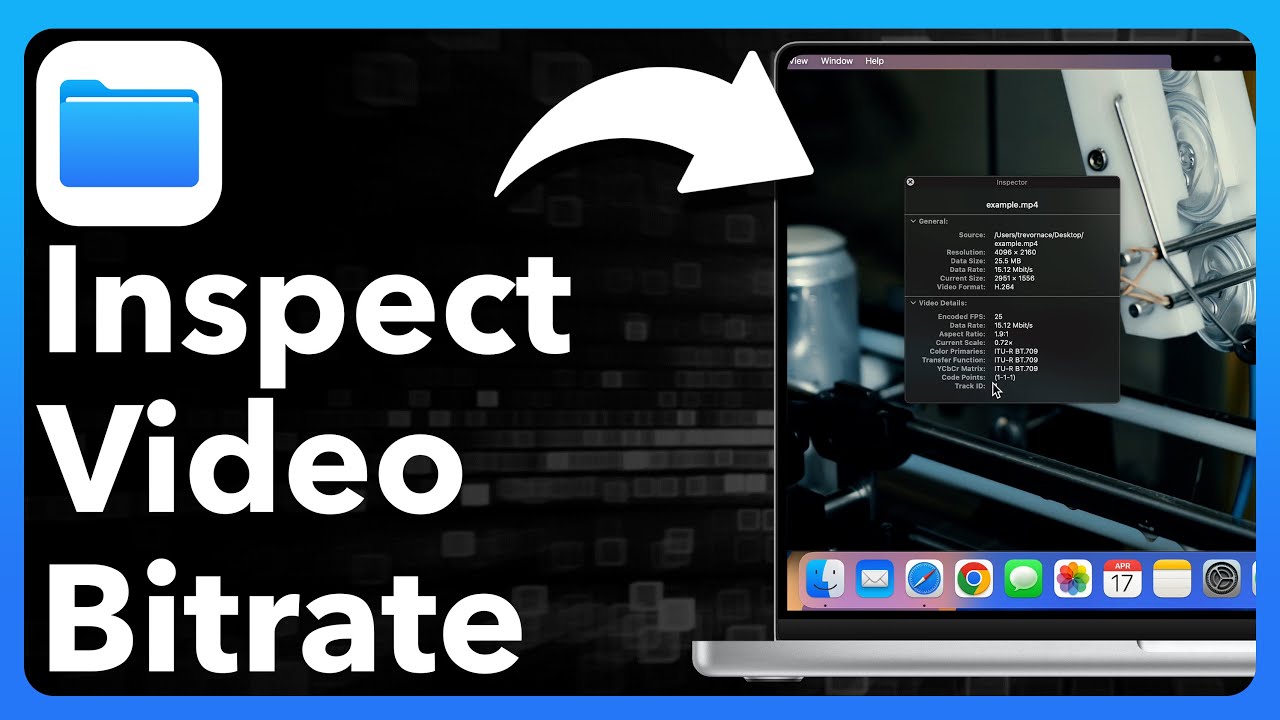 How To Find A Video Bitrate On Mac - YouTube