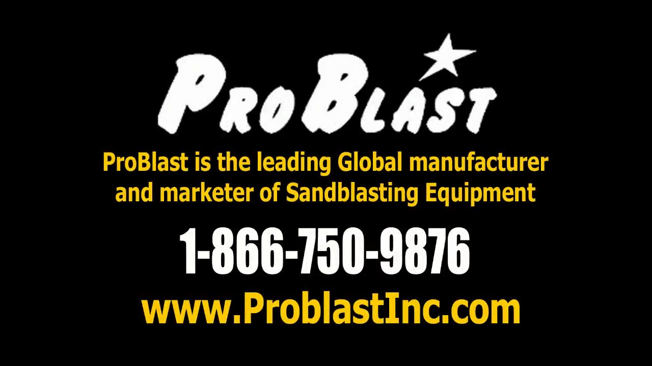 Metal Restoration 3 Sandblasting Equipment by Problast Inc - YouTube