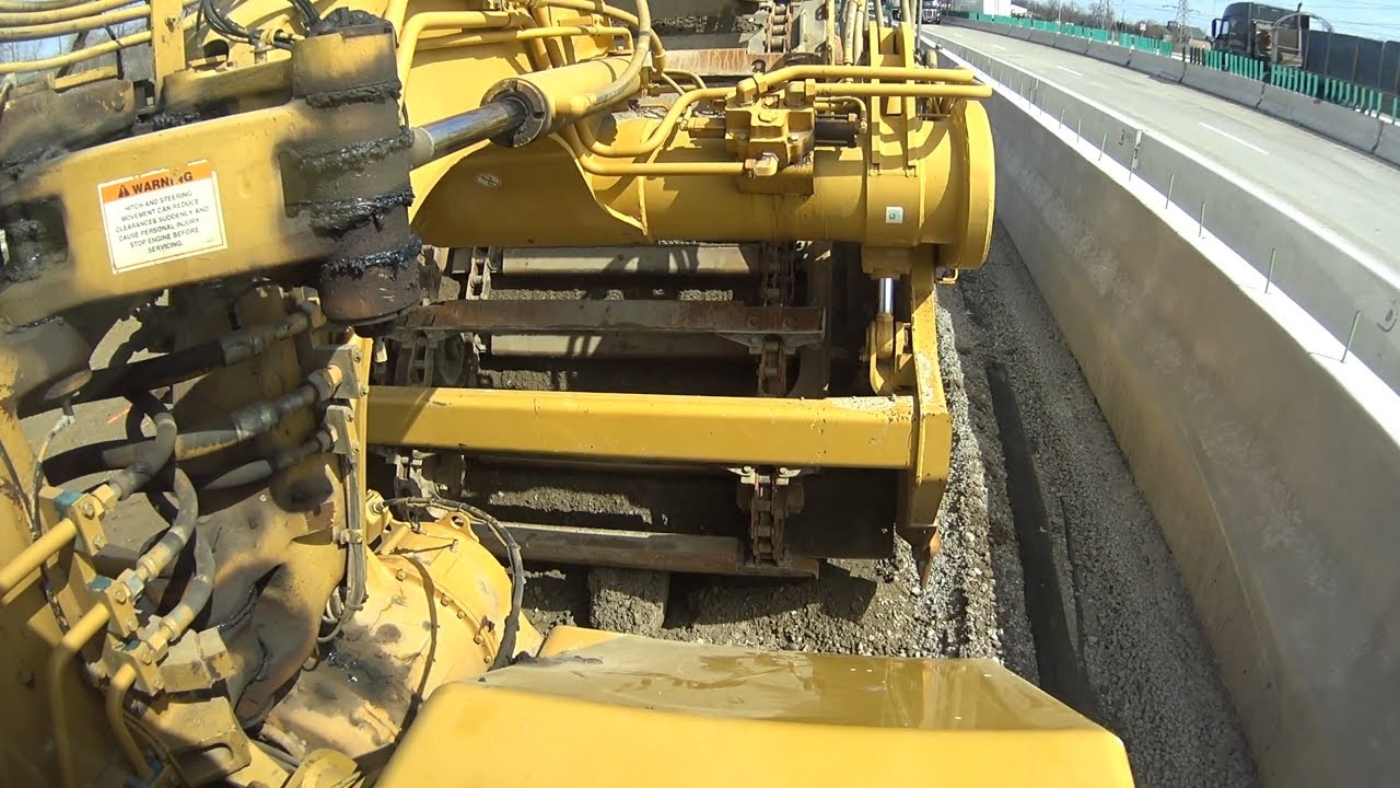 Cat 615 Paddle Wheel Scraper - Bowl View - YouTube