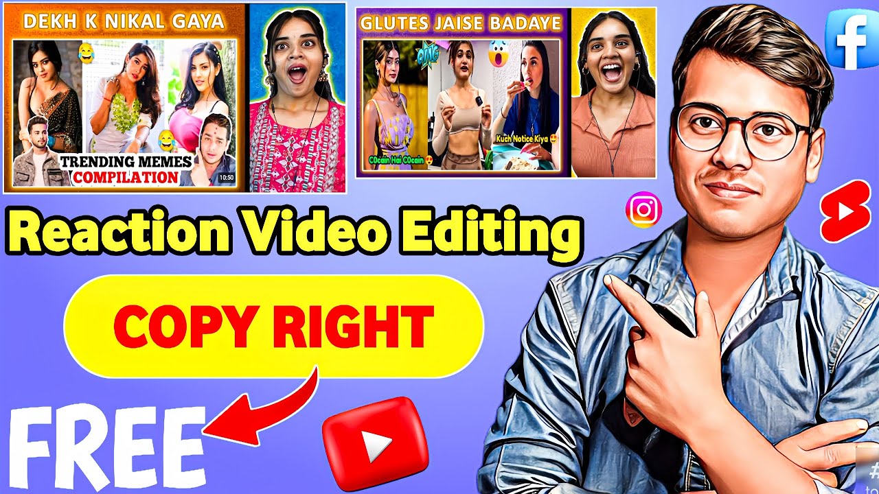 How To Make A Reaction Video Editing like Pro | Reaction video editing ...