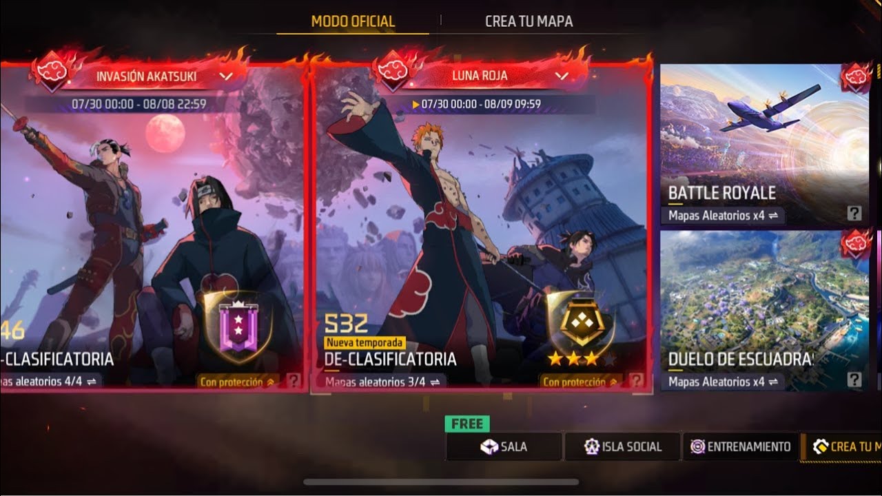 JUGANDO FREE FIRE NUEVA TEMPORADA ️🔥🔥 - YouTube
