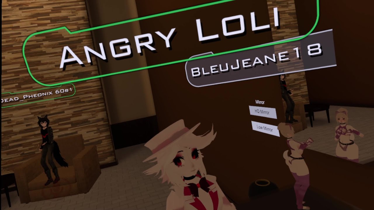 VRChat: Checking out cool avatars and maybe voice of Angel Dust? [VR ...