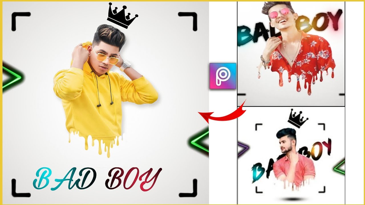 Bad Boy Concept Photo Editing In Picsart | Boy's Dp Editing In Picsart ...