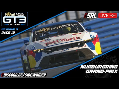 iRacing - Fort Worth Screen Printing GT-3 Challenge (Season 3 Week 12 @ Nurburgring GP) - YouTube