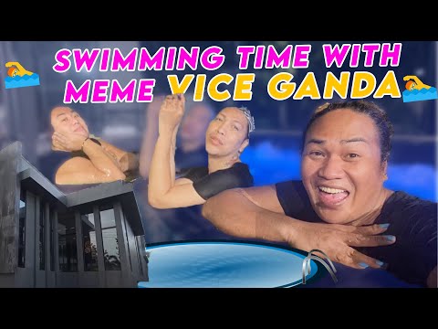 Swimming time with MEME VICE GANDA | PETITE TV