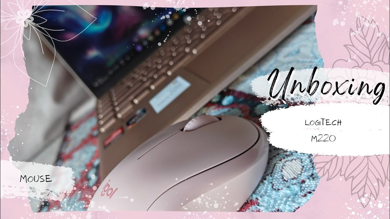 Unboxing the Stylish Logitech M240 Silent Bluetooth Mouse in Peach! 🖱️ ...