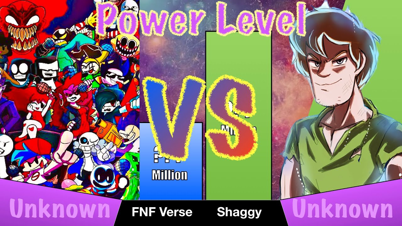 FNF Verse vs Shaggy Power Level [Reupload] - YouTube