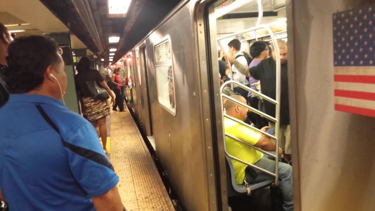 IRT Subway: Nereid Avenue Bound R142 (5) Train @ 59 Street - YouTube