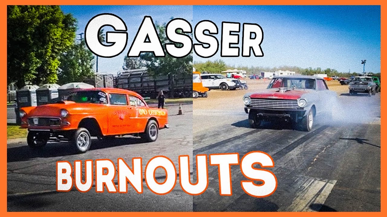 🟥 Top 15 Gassers Burnouts Tyre For Good Start 💨 Vintage Gassers Drag ...