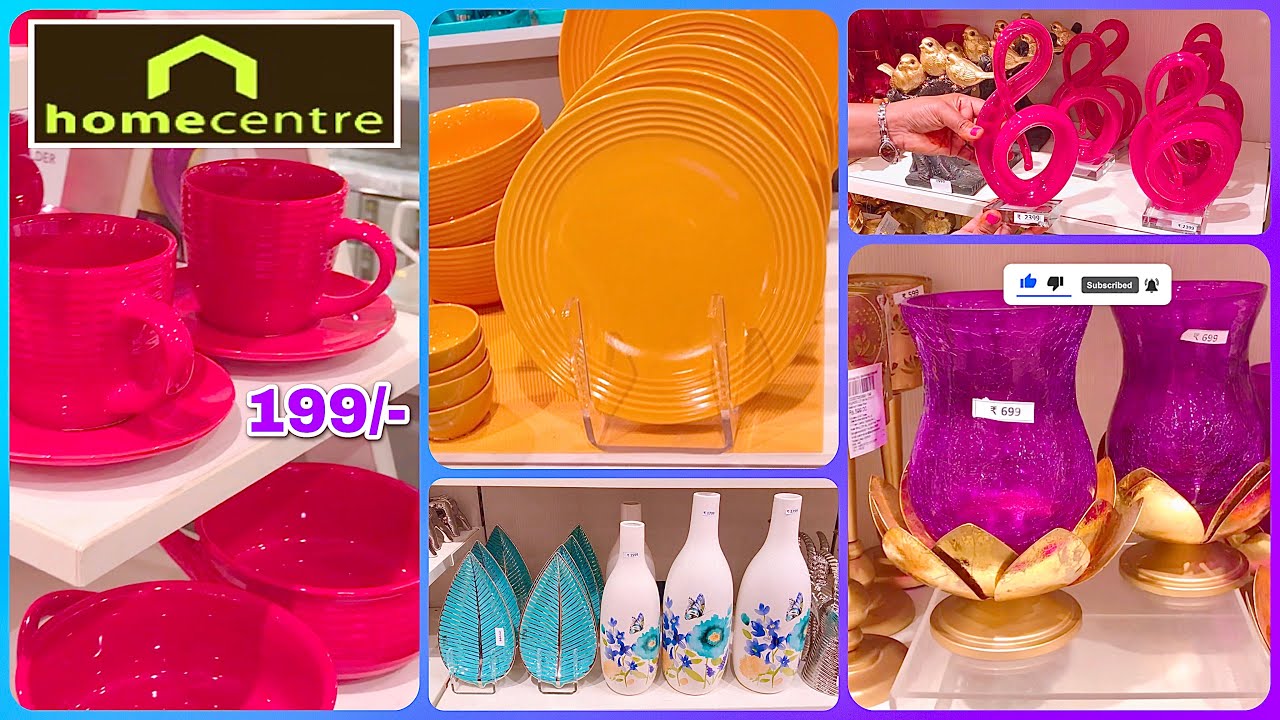 HOME CENTRE Shopping Haul | Flat 50% Off On All Kitchen Products & Art ...