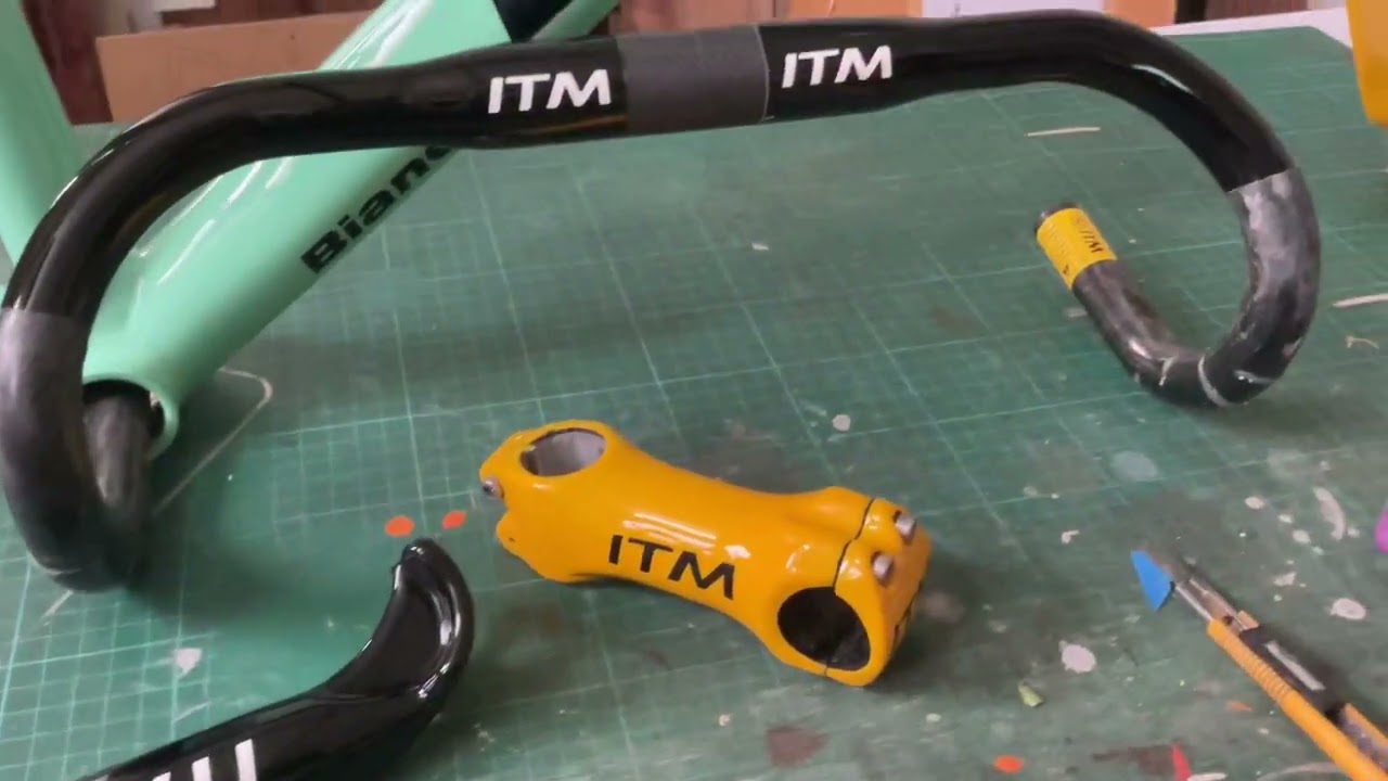 Repaint #bianchi Pantani bike. - YouTube
