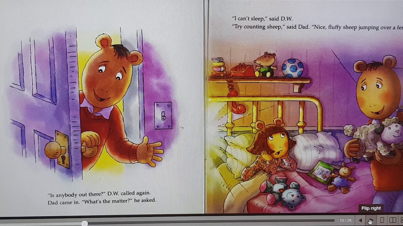 Goodnight D.W. by Marc Brown - YouTube